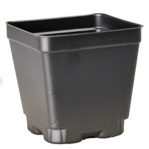 Landmark 4.00 Square Press-Fit Pot Grey 300/CS X-4P300 - Griffin ...