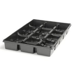 Landmark 4.50 Square Press-Fit Tray (15) Grey 50/CS L-PF15TRAY ...