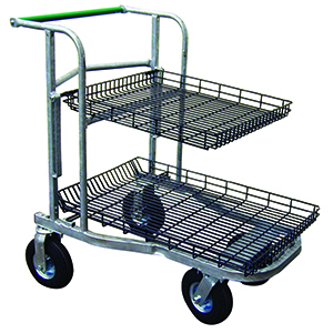 Wellmaster Nesting Shopping Cart 24" X 37" w/Flip Top - Griffin ...