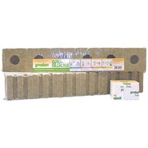Grodan Gro-Block Imp GR6.5 UW Sm 4x4x2.6 WH, 6/Strip, 216/cs - Griffin ...