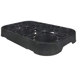 Dillen 6/6/10 Injection Spacer Tray 2 Shuttle Tray Black 25/CS (NO EBB ...
