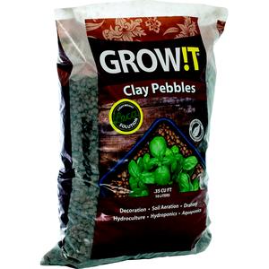 Hydrofarm GROW!T Clay Pebbles 10L 8mm-16mm - Griffin Greenhouse Supplies