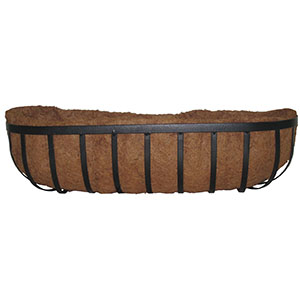 WSP 30" FORGE WALL TROUGH W COCO LINER - Griffin Greenhouse Supplies