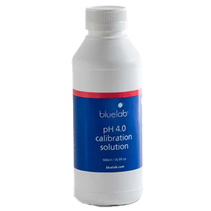 Bluelab pH 4.0 Calibration Solution 500ml - Griffin Greenhouse Supplies