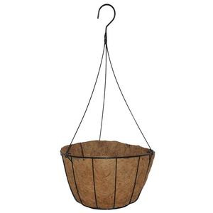 Pride AquaSav 12" Grower Hanging Basket w/Wire Hanger Black 1200/CRATE ...
